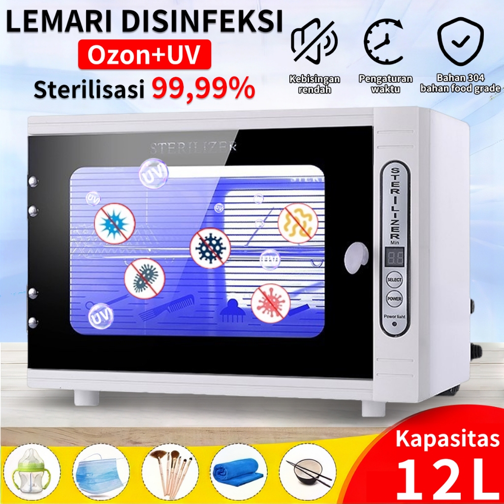 Jual UV Sterilizer Box Disinfection Cabinet UV Ozon Kill Alat steril ...