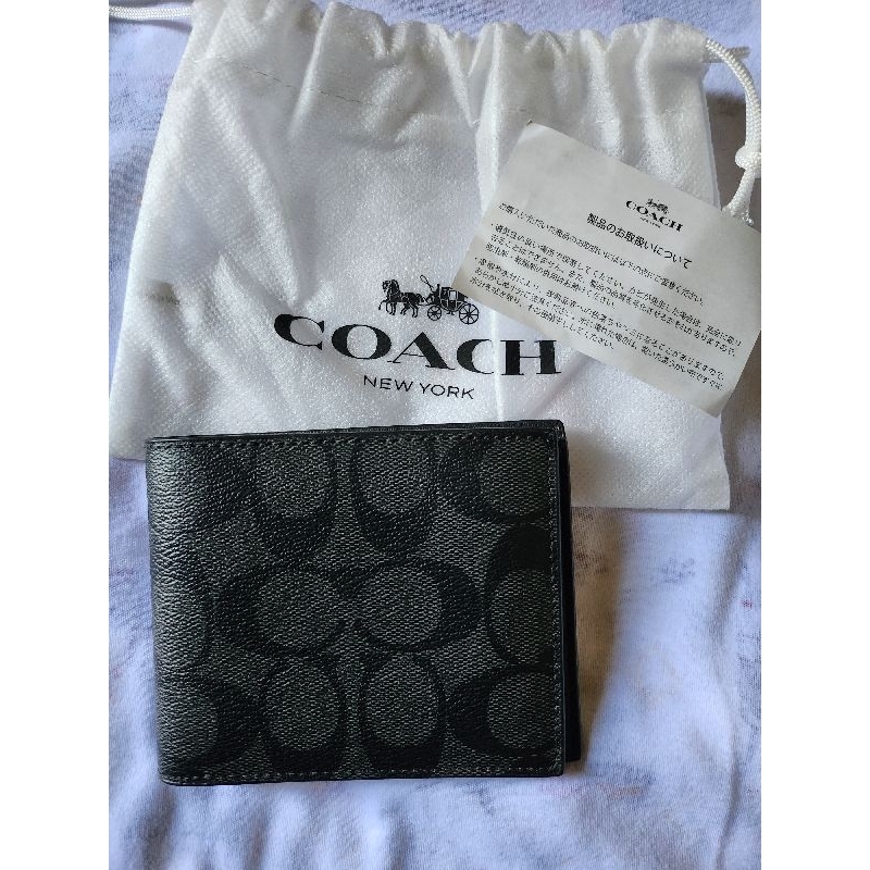 Jual Dompet Pria COACH ORIGINAL 100% (Preloved) | Shopee Indonesia