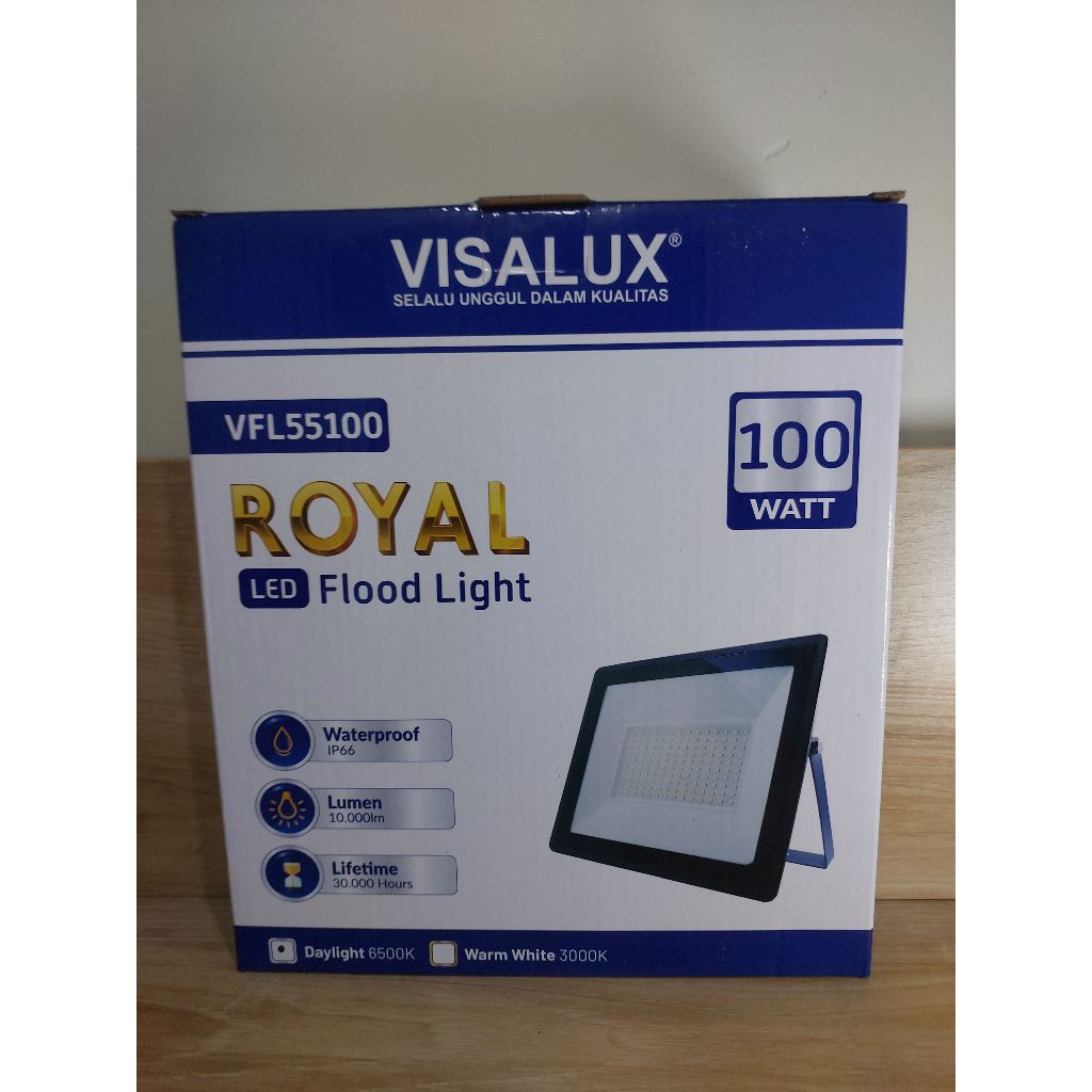 Jual VISALUX ROYAL Lampu Tembak / Lampu Sorot / Kap Lampu LED Sorot 100 ...