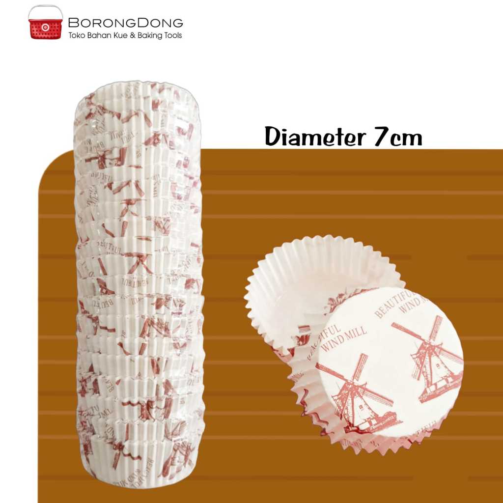 Jual Cup Roti Bulat Diameter 7 (1 Roll isi 200 pcs) | Shopee Indonesia