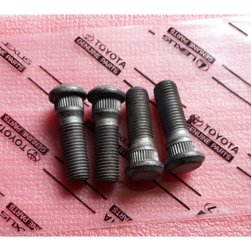 Jual BAUT RODA MOBIL TOYOTA.PANJANG 4,5CM.ASLI harga per pcs | Shopee ...