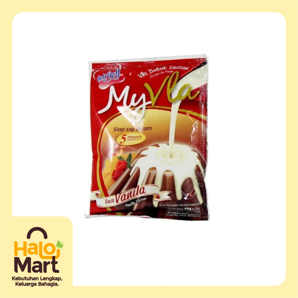 Jual Nutrijell My Vla Rasa Vanila Bubuk Vla Instant [60 g] | Shopee ...