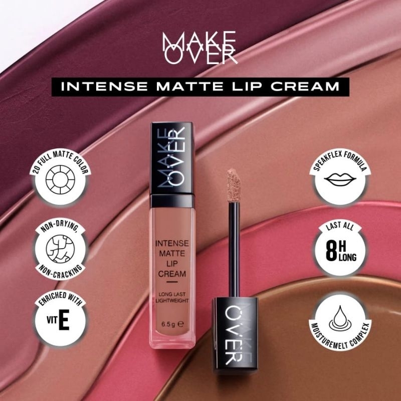 Jual Make Over Intense Matte Lip Cream 6.5gr | Shopee Indonesia