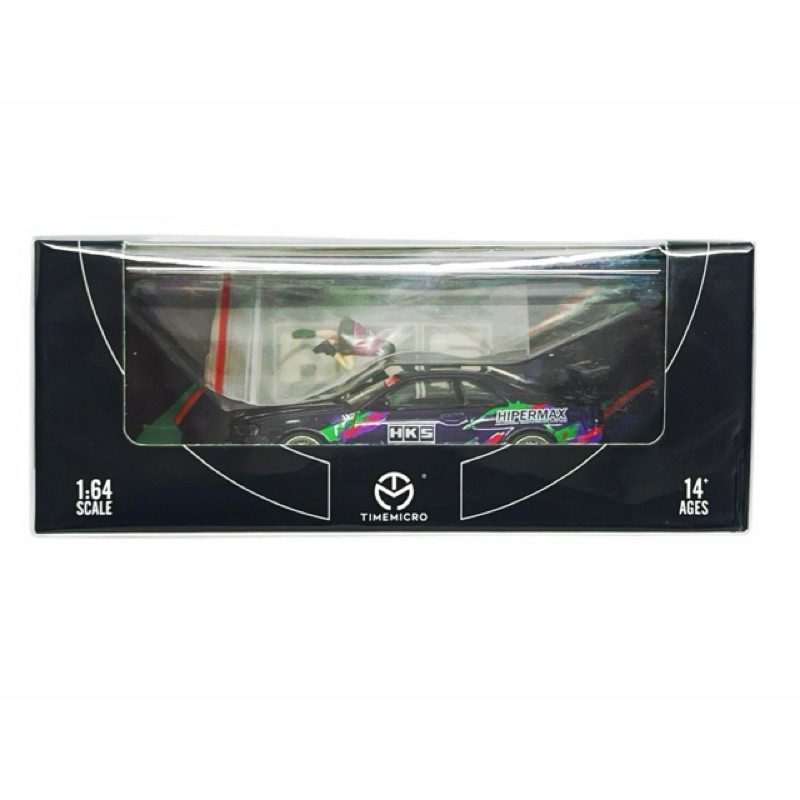 Jual Time Micro 64 Nissan Skyline GTR R34 HKS Purple Open Hood w ...