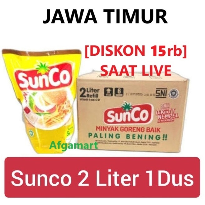 Jual {JATIM} SUNCO KEMASAN 2L 1 DUS (6 POUCH) | Shopee Indonesia