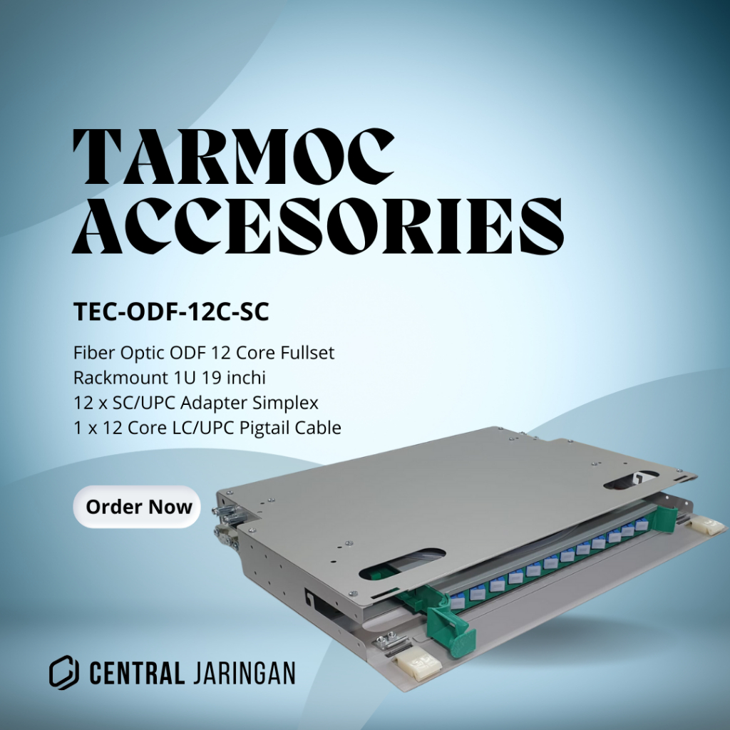 Jual Fiber Optic ODF/OTB 12 Core SC Lengkap Rackmount | ODF 12C SC ...