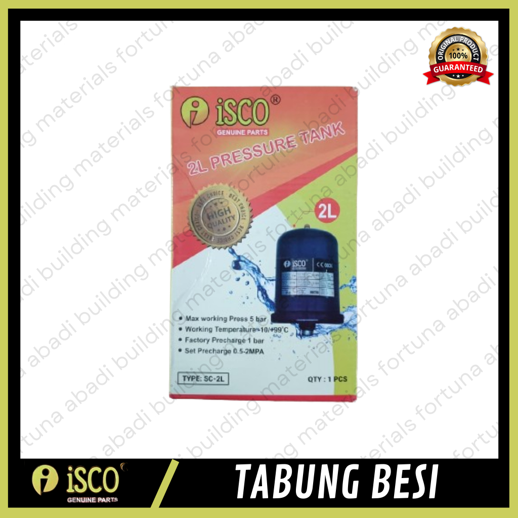 Jual Tabung Otomatis Pompa Besi Isco 2Liter | Shopee Indonesia
