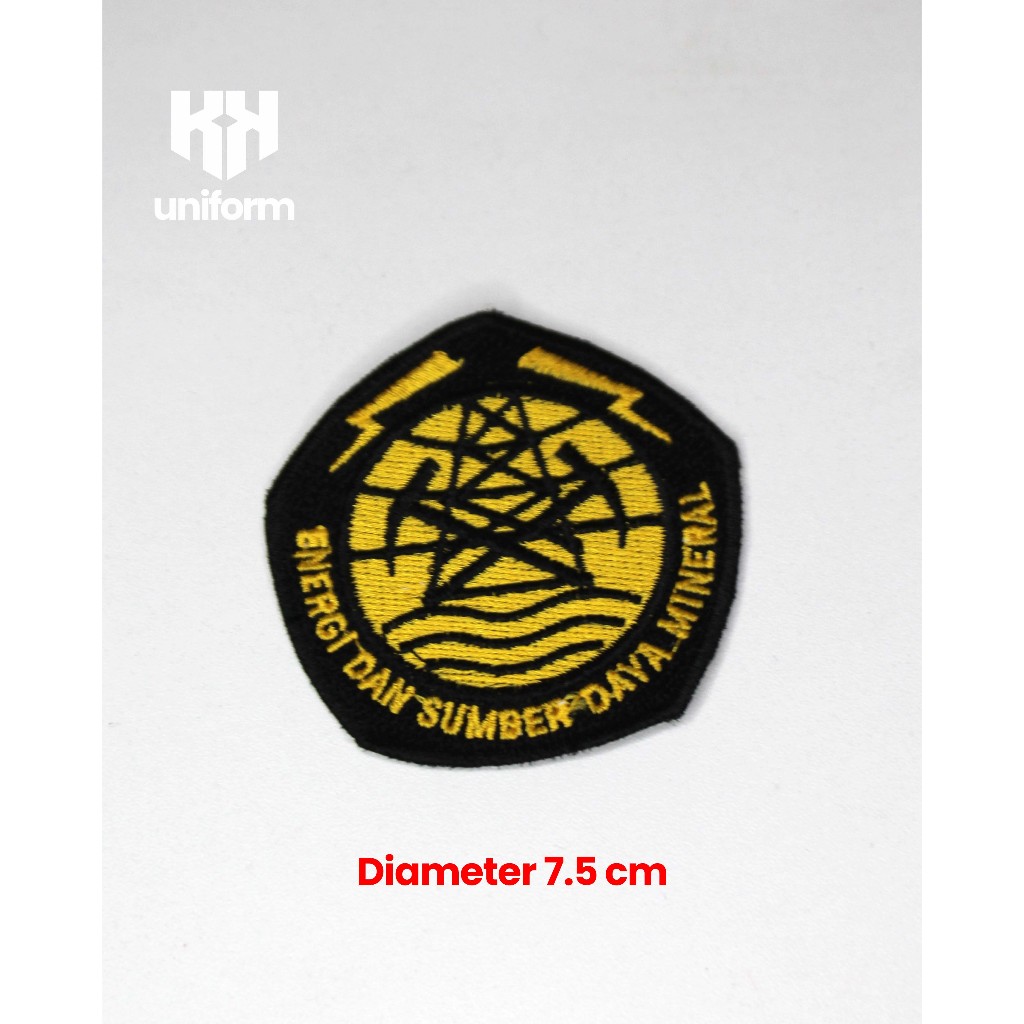 Jual LOGO ESDM, Emblem bordir/ patch - kk uniform | Shopee Indonesia