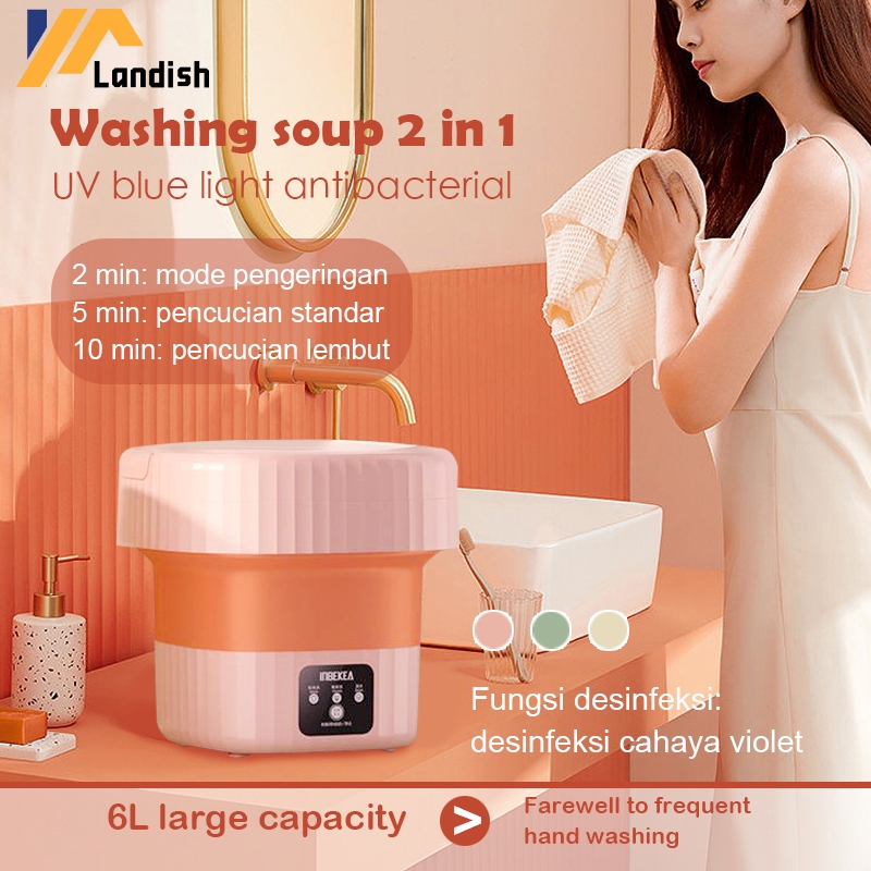 Jual Mesin Cuci Mini Portable Mesin Cuci Lipat Mini Folding Washing ...