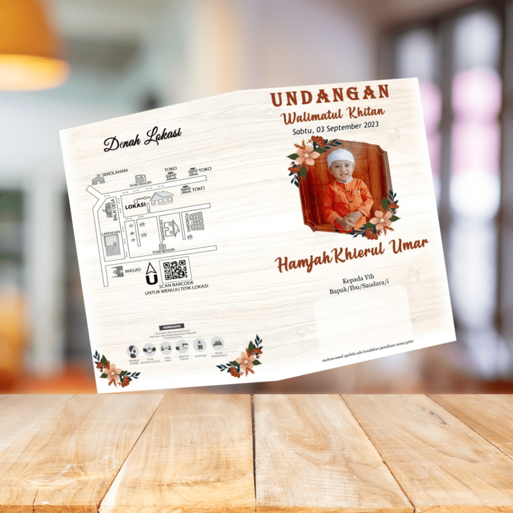 Jual Undangan Sunat/khitanan terbaru 2 harga murah proses cepat dan ...