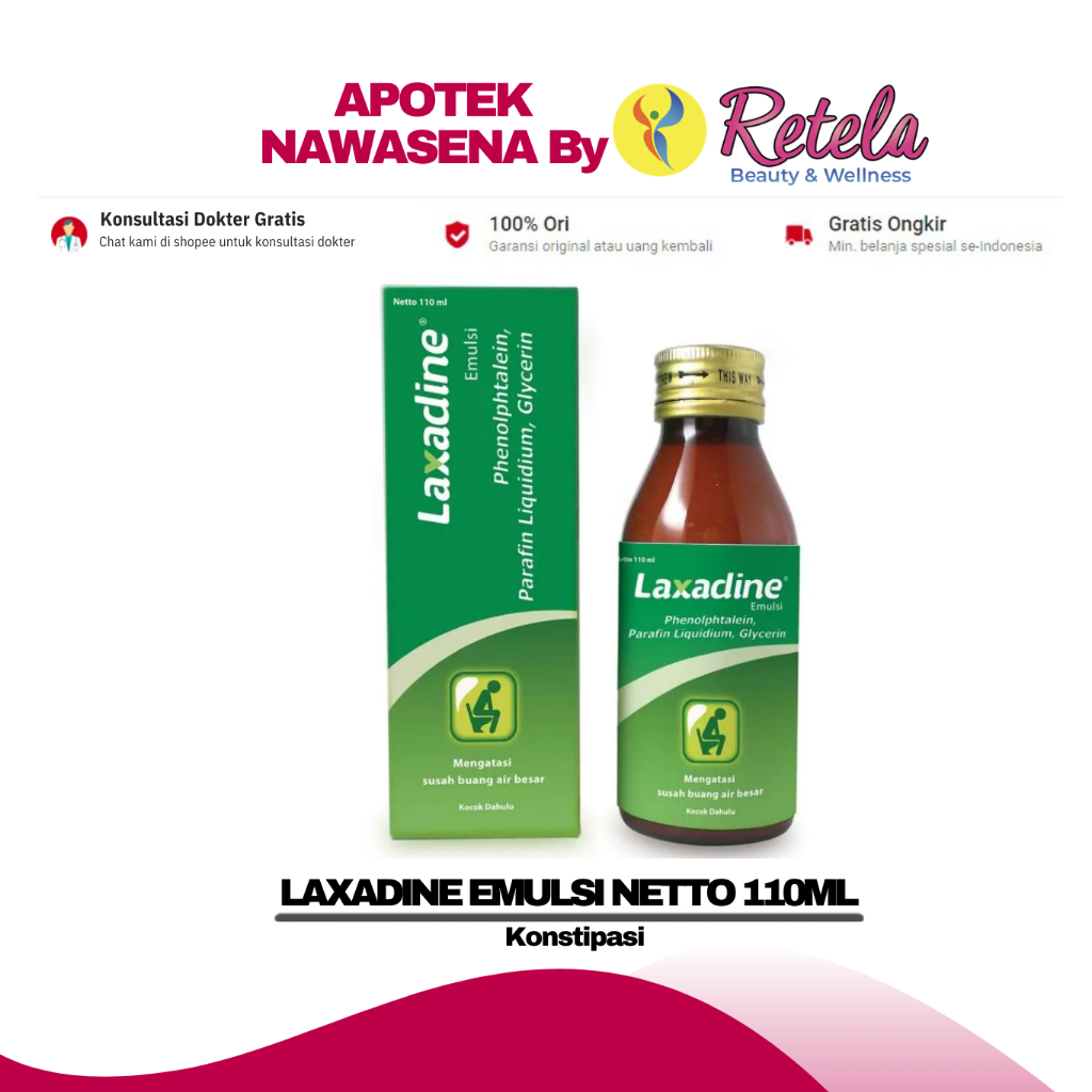 Jual LAXADINE EMULSI NETTO 110ML | Shopee Indonesia