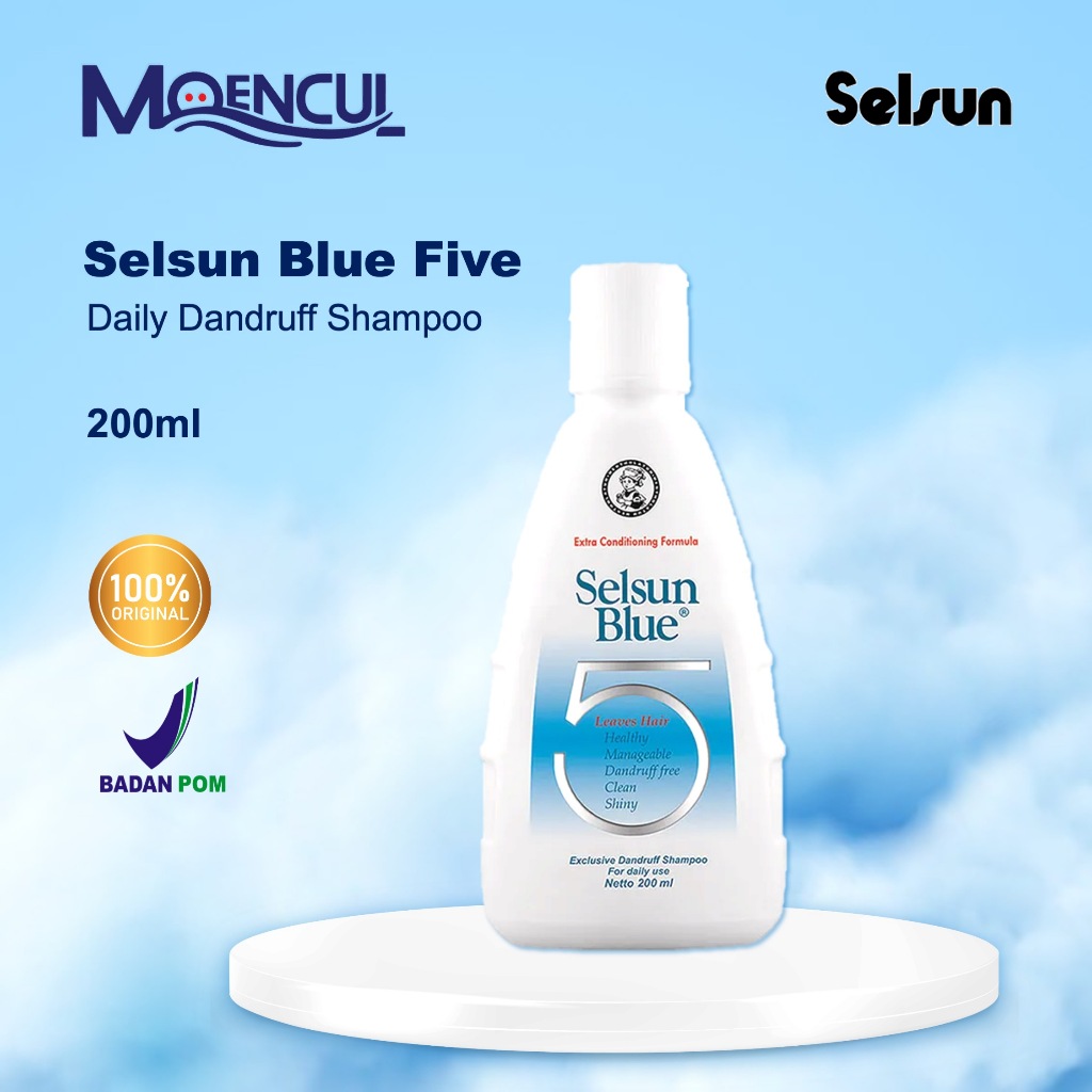 Jual Selsun Blue 5 Shampoo 200ml / Selsun Blue Five / Anti Ketombe ...
