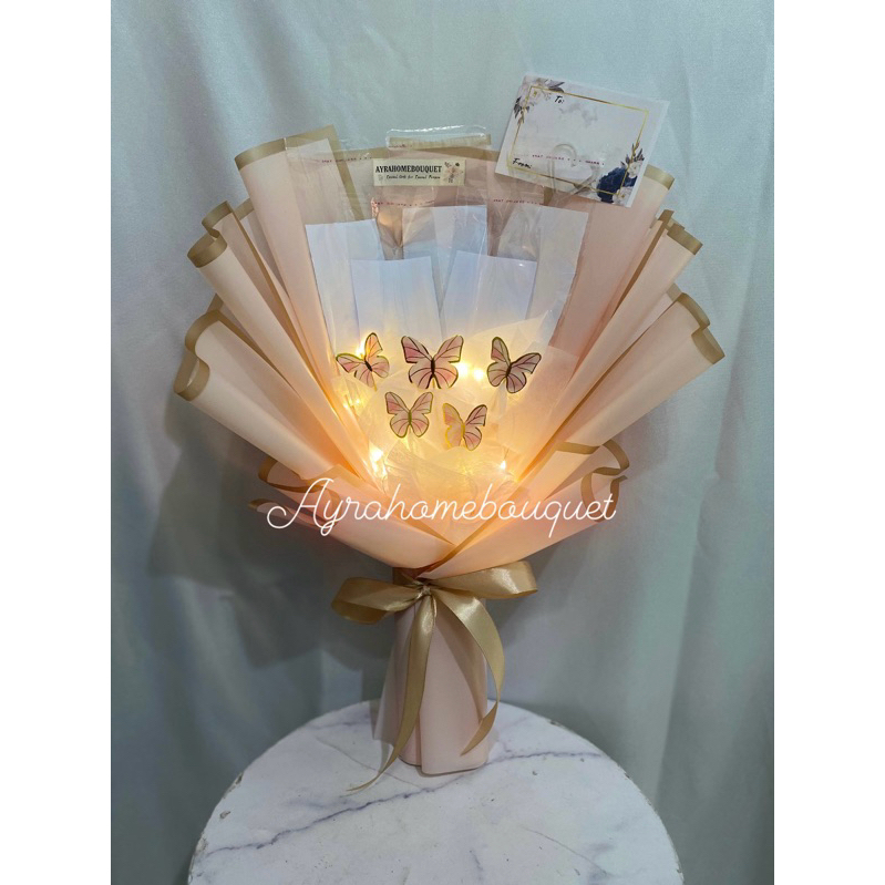 Jual [MIX BUTTERFLY] Bouquet Buket Bucket Bunga Kupu Kupu Butterfly Mix ...