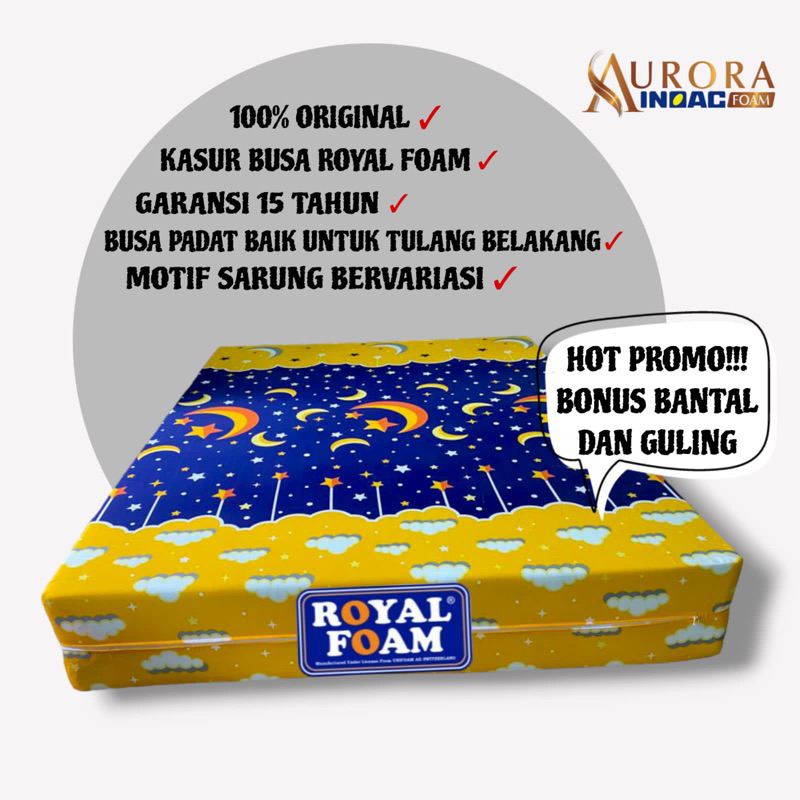 Jual Kasur Busa Royal Foam density 23 Original | Shopee Indonesia