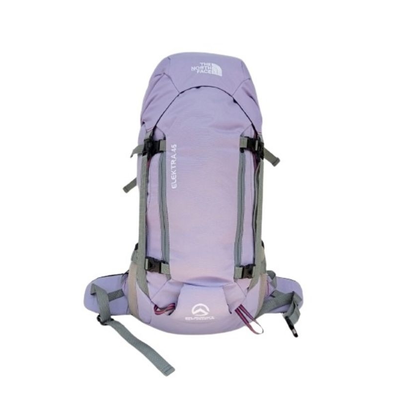Jual Tas Carrier TNf 45 Liter Warna Ungu muda # Tas Hiking Murah ...