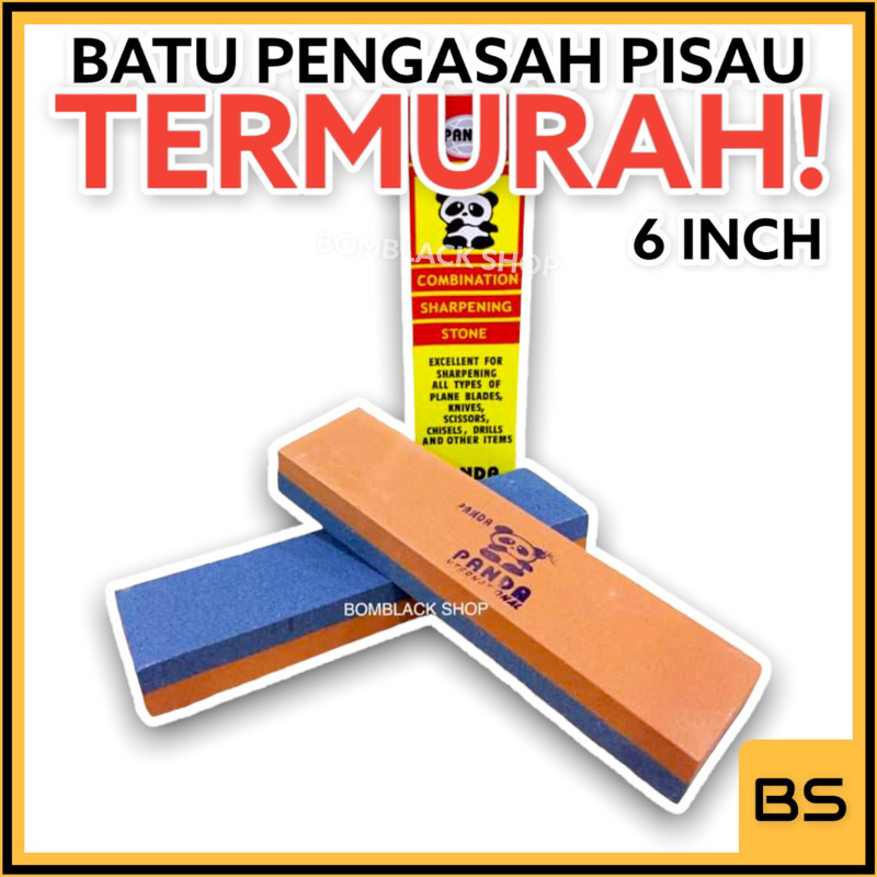 Jual Batu asah panjang 6 inch batu pengasah pisau batu asah gunting ...