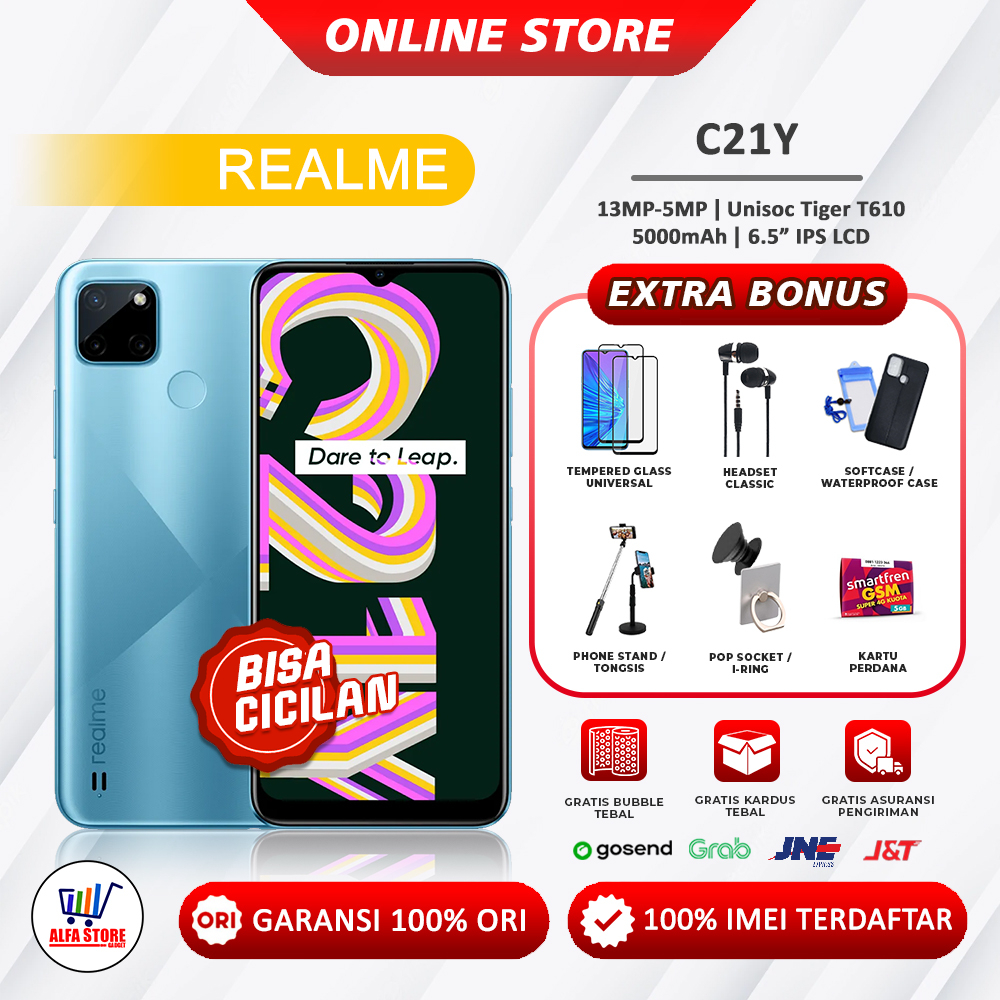Jual [flashsale] Realme C21 C21Y C25Y Ram 4/64Gb Ram 3/32Gb Garansi ...