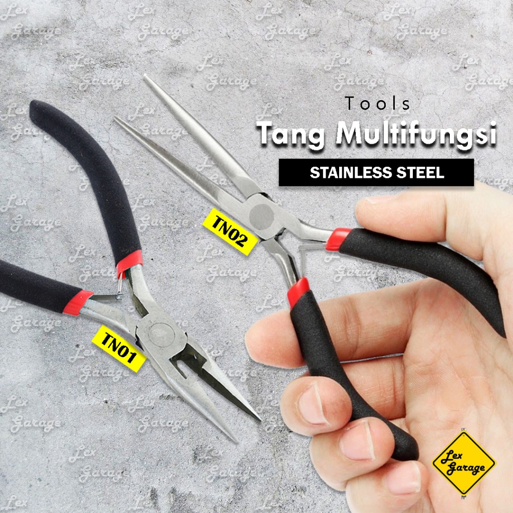 Jual Tang Lancip Mini Tang Cucut Kecil Panjang Kombinasi Mini Plier | Shopee Indonesia