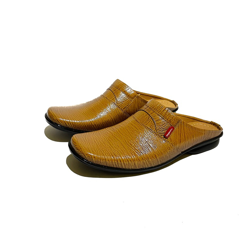 Jual Maxsbay Shoes - Sepatu Slop Kulit Tan Pria Wl.72 | Shopee Indonesia
