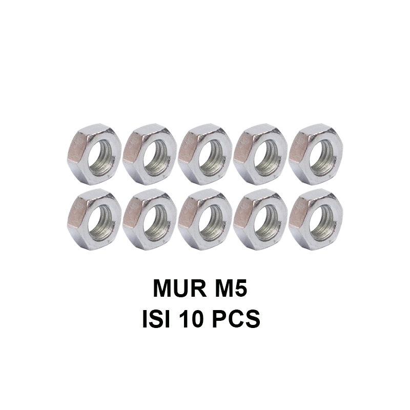 Jual EELIC MUR-GB52 M2/M3/M4/M5 isi 10 PCS mur 2mm 3mm 4mm 5mm dan perakitan mesin diy dan lain ...