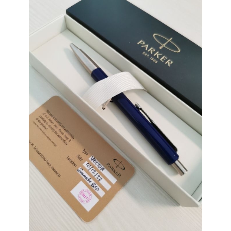 Jual Pena Pulpen Parker Vector Original | Shopee Indonesia
