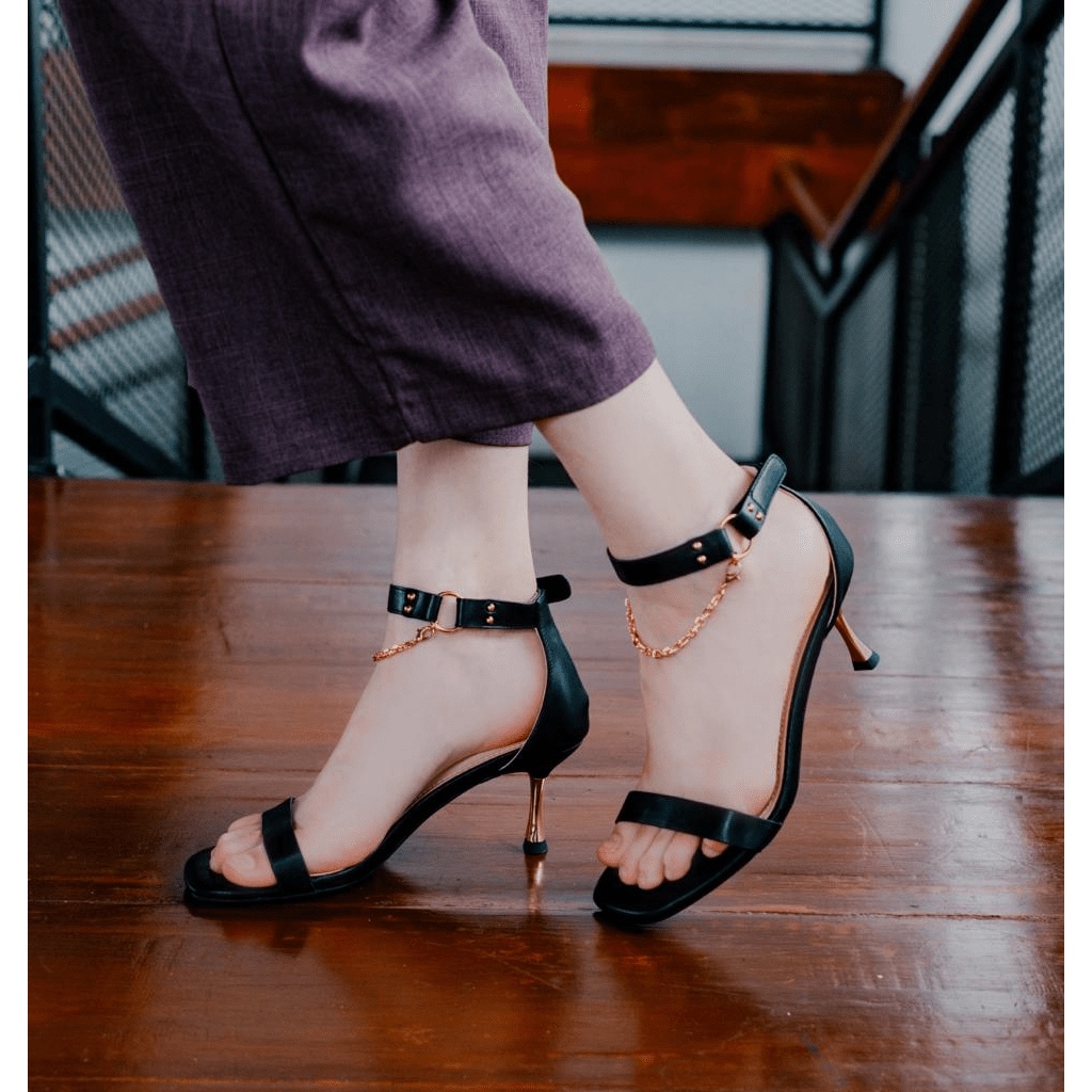 Jual NCY Shoes Sepatu Wanita AMARY Slingback Heels 5cm Warna Hitam ...