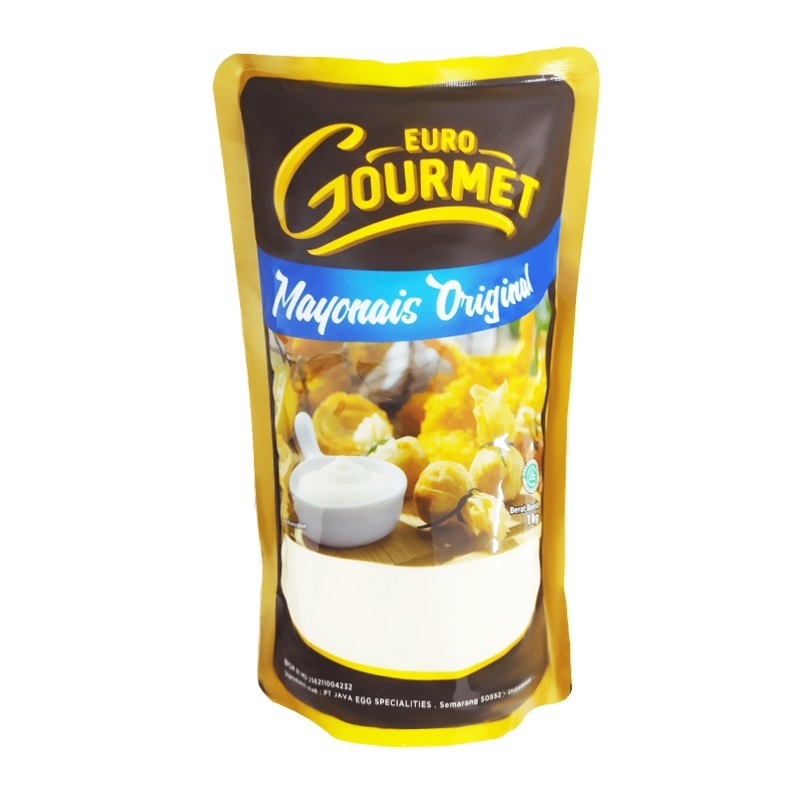 Jual Euro Gourmet Mayonaise Original 1kg - Mayonais - Mayo 1 kg ...