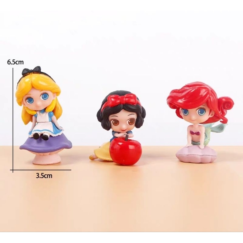 Jual topper cake /topper princess 1 set /topper kue /topper ulang tahun ...