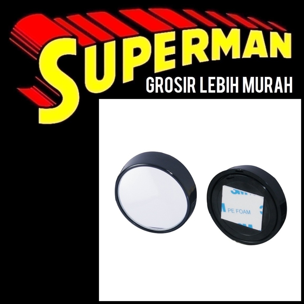 Jual (J14) KACA BLINDSPOT CEMBUNG 360 ASLI ORI 1 PCS kaca spion cembung ...