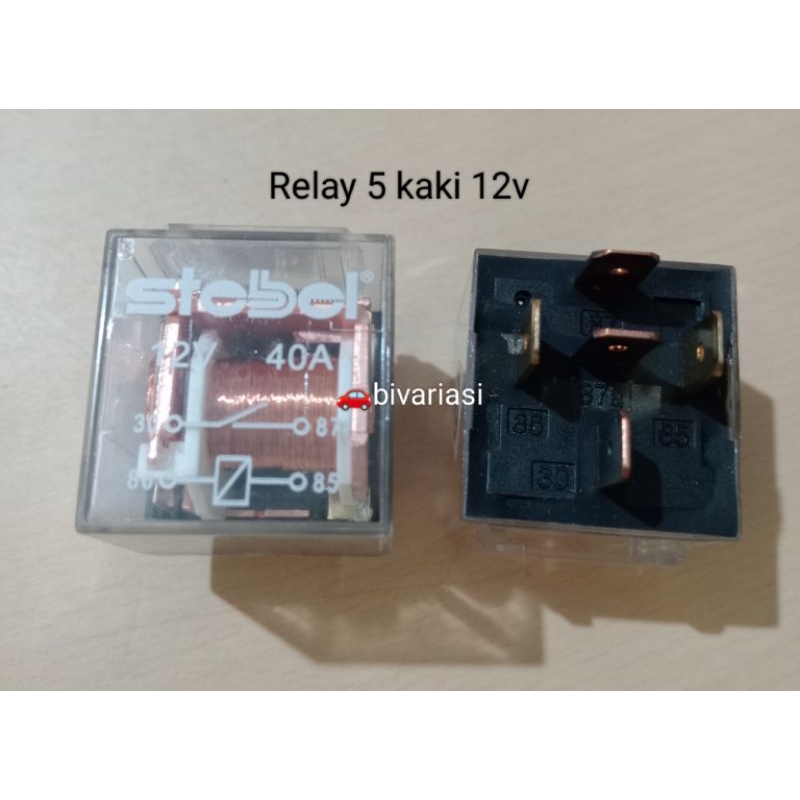 Jual Relay 4 kaki, 5 kaki 12v / relay 4 pin 12v / relay 5 pin 12v ...