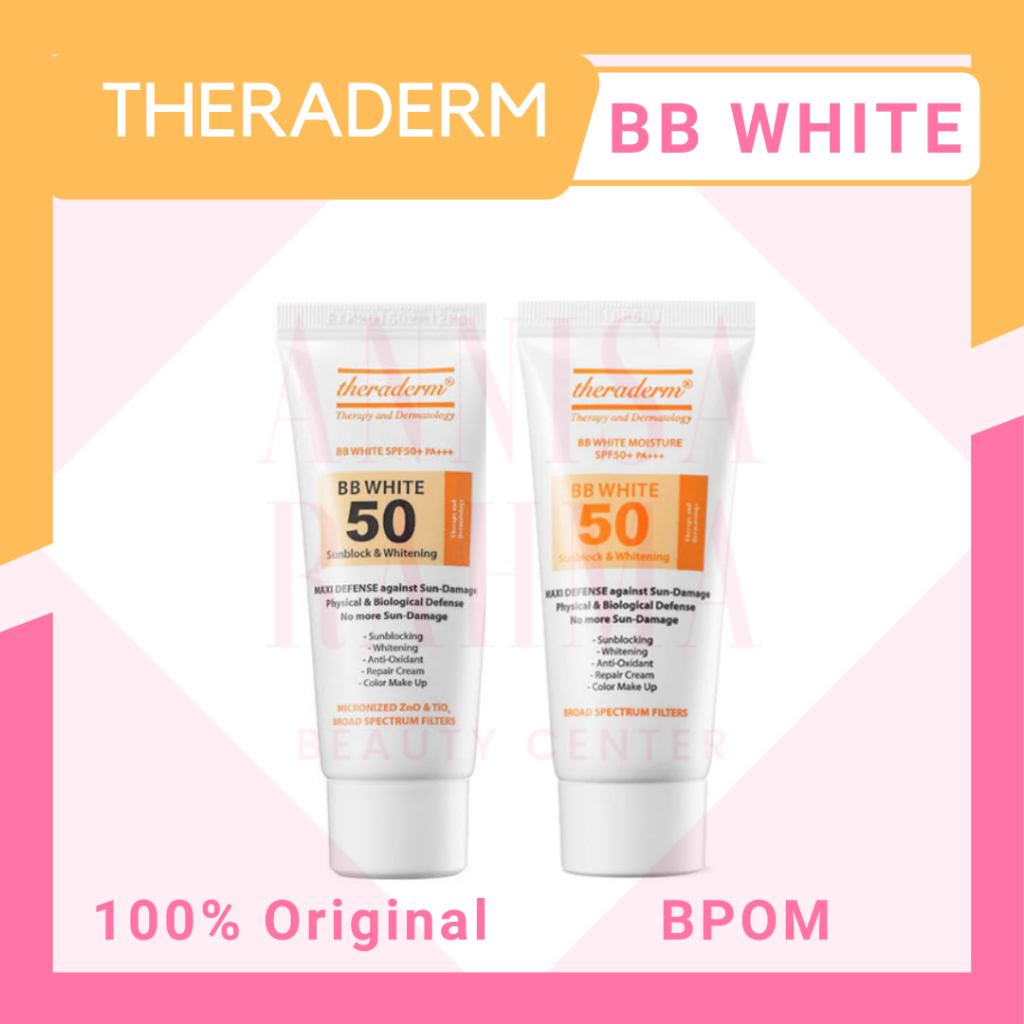 Jual THERADERM BB White Moisture SPF50+ PA+++ | Shopee Indonesia