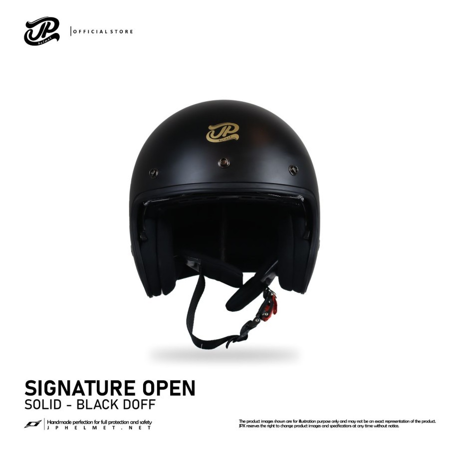 Jual Helm Jp Retro Signature SO Solid - Half Face | Shopee Indonesia