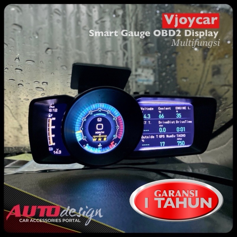 Jual Heads Up Display HUD Smart Gauge OBD2 + GPS Multifungsi Best ...