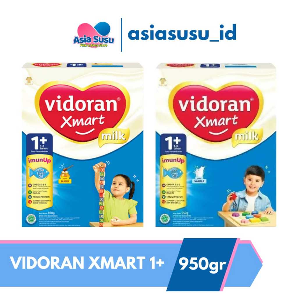 Jual Vidoran Xmart 3+ / 1+ 950 Gr Box [925gr] | Shopee Indonesia