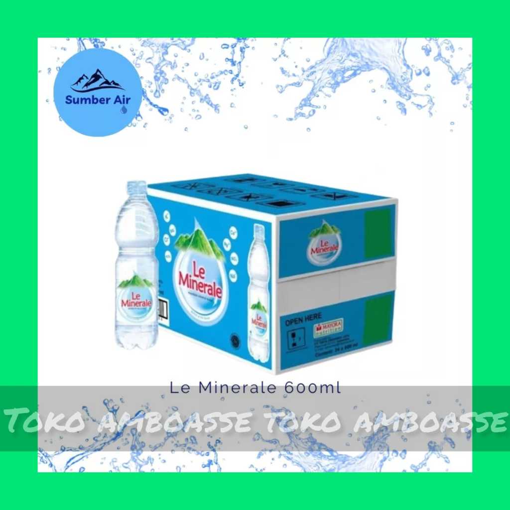 Jual Air Mineral Le Minerale 600ml (1 Dus/Karton) | Shopee Indonesia