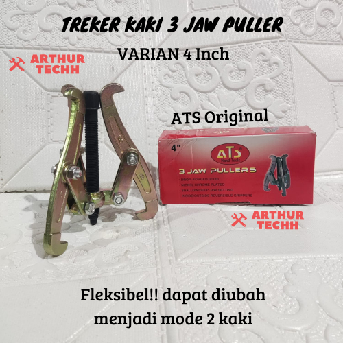 Jual Tracker Traker Treker Kaki 3 ATS 4" Inch inci inchi | 3 Jaw Puller ...