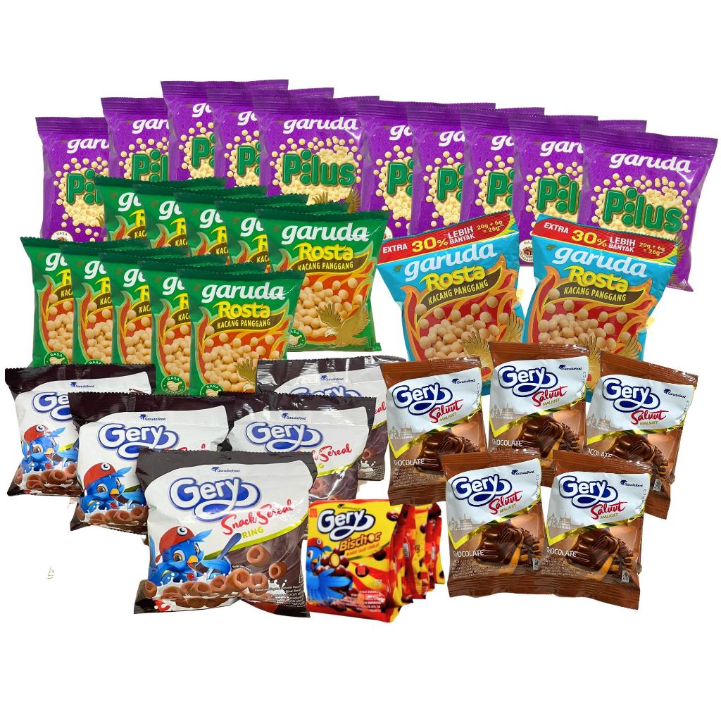 Jual [SPESIAL] Snack Grosir Ulang Tahun Anak 37 Bungkus Cemilan Gurih ...