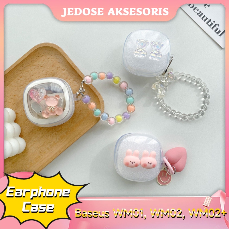 Jual Earphone Case Baseus WM01, WM02, WM02+ Headphone Cover Cute ...