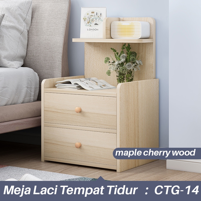 Jual Meja Samping Tempat Tidur Meja Minimalis Meja Nakas Kecil | Shopee Indonesia