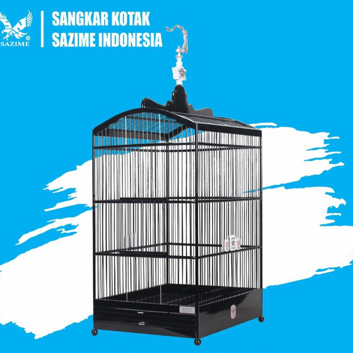 Jual SANGKAR KOTAK KLASIK SAZIME PETAK / KOPER / GEPENGAN / BATA ...