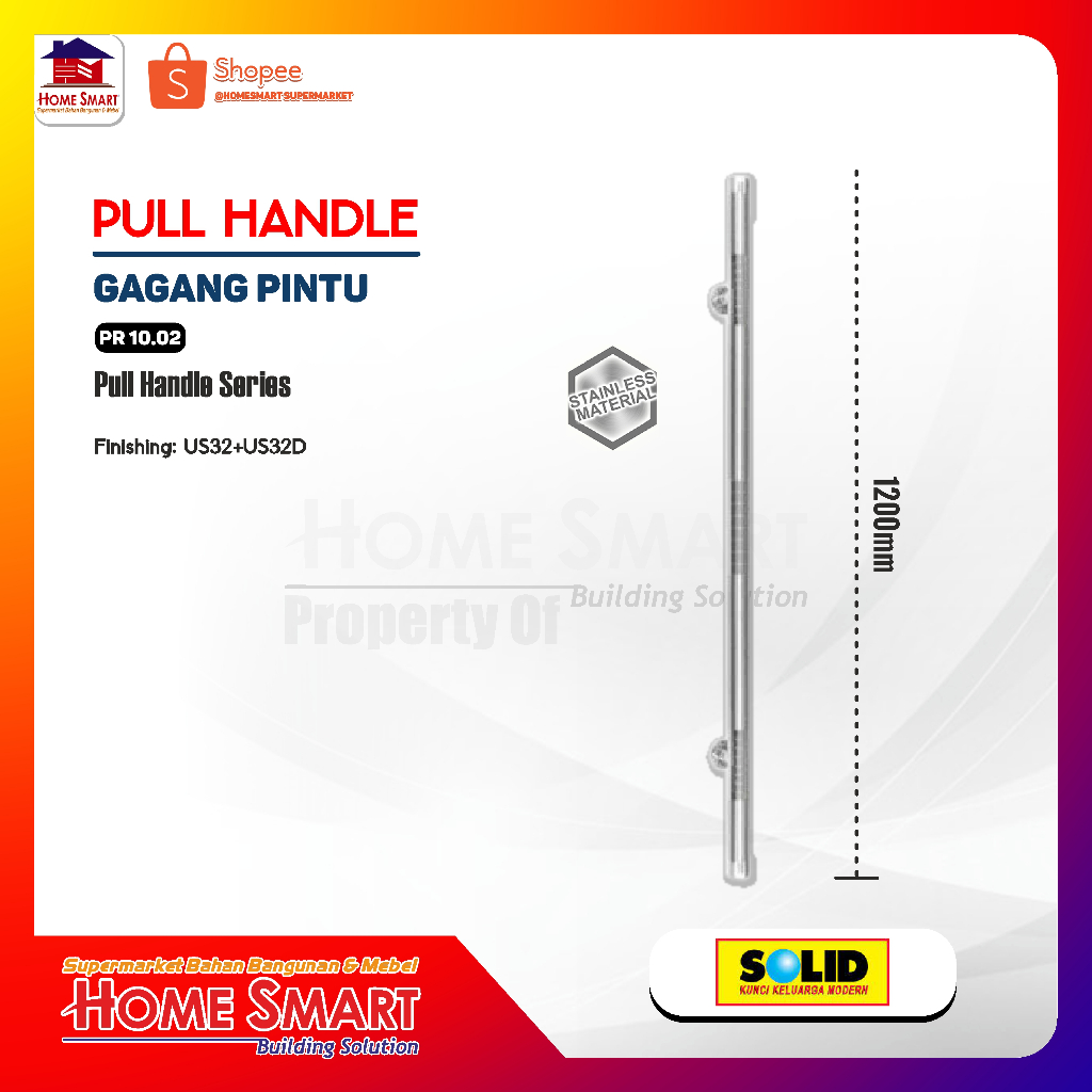Jual PULL HANDLE 7703403 PR 10.02 US32+US32D - SOLID GRADINO | Shopee ...