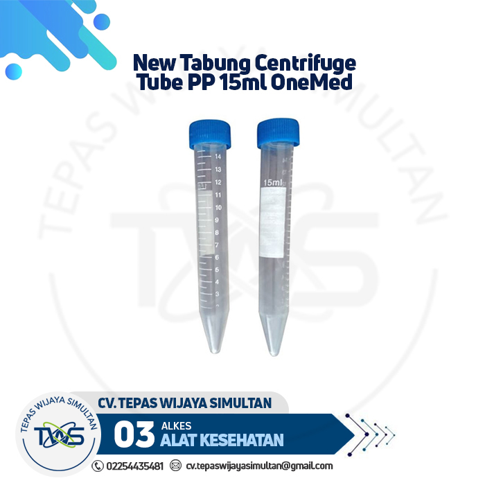 Jual New Tabung Centrifuge Tube PP 15ml OneMed | Shopee Indonesia