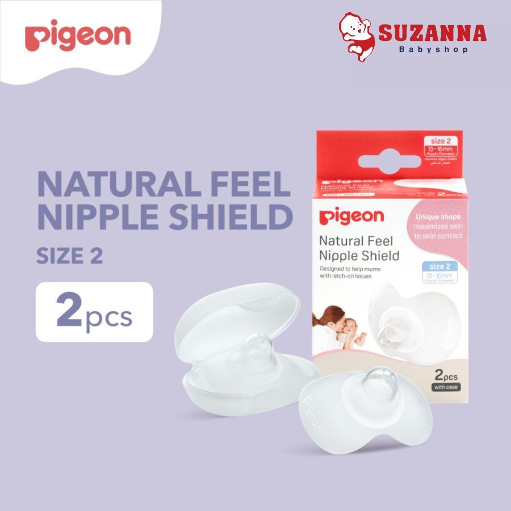 Jual PIGEON NATURAL FEEL NIPPLE SHIELD SIZE 2 (M) | Shopee Indonesia