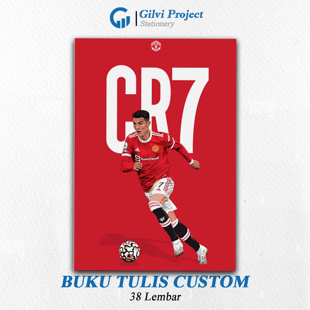 Jual Buku Tulis Cristiano Ronaldo / CR7 / Buku Tulis Sekolah / Buku ...