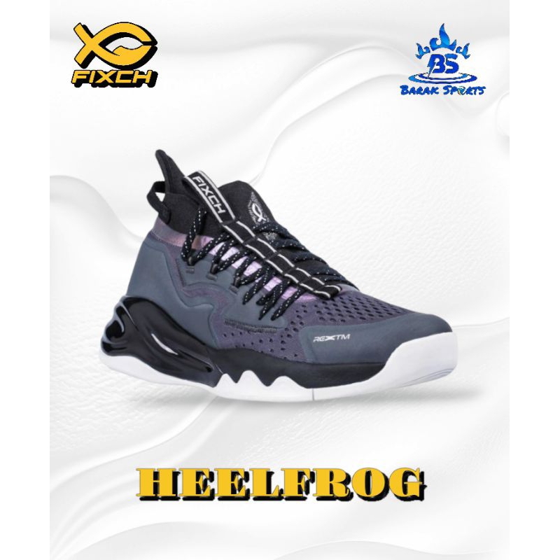 Jual Fixch Sepatu Voli HEELFROG - IRONGATE / BLACK / WHITE, Sepatu ...