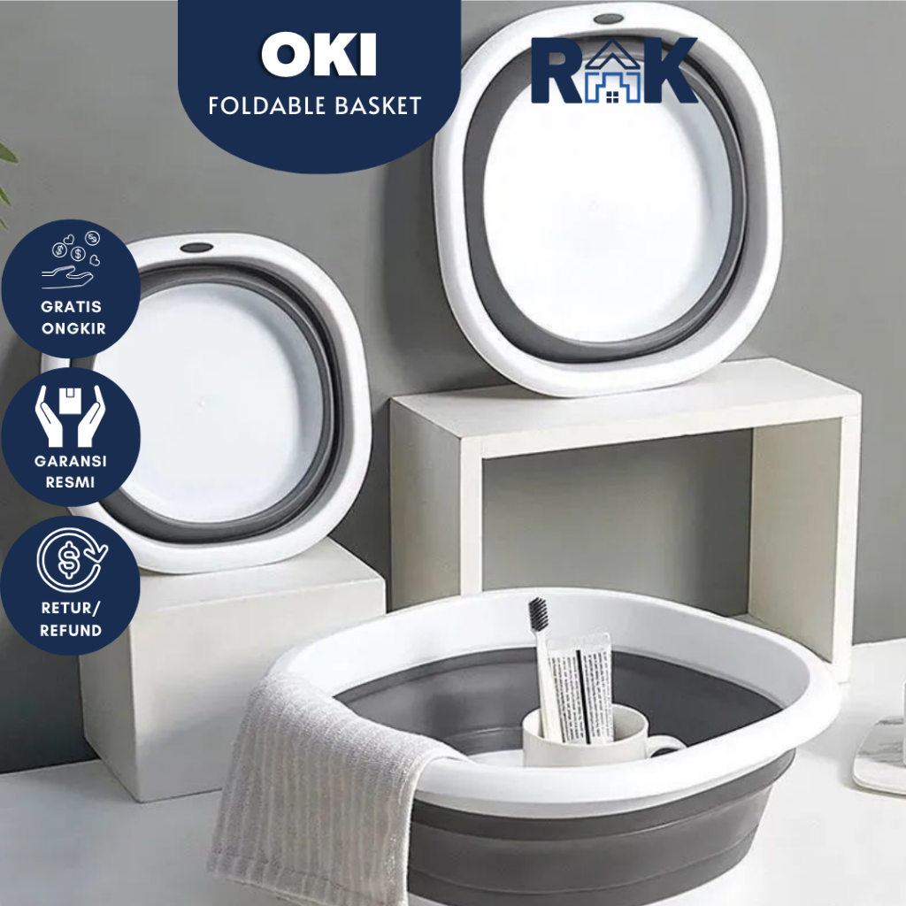 Jual RAK - OKI Ember Lipat Baskom Lipat Portable Baskom Multifungsi ...