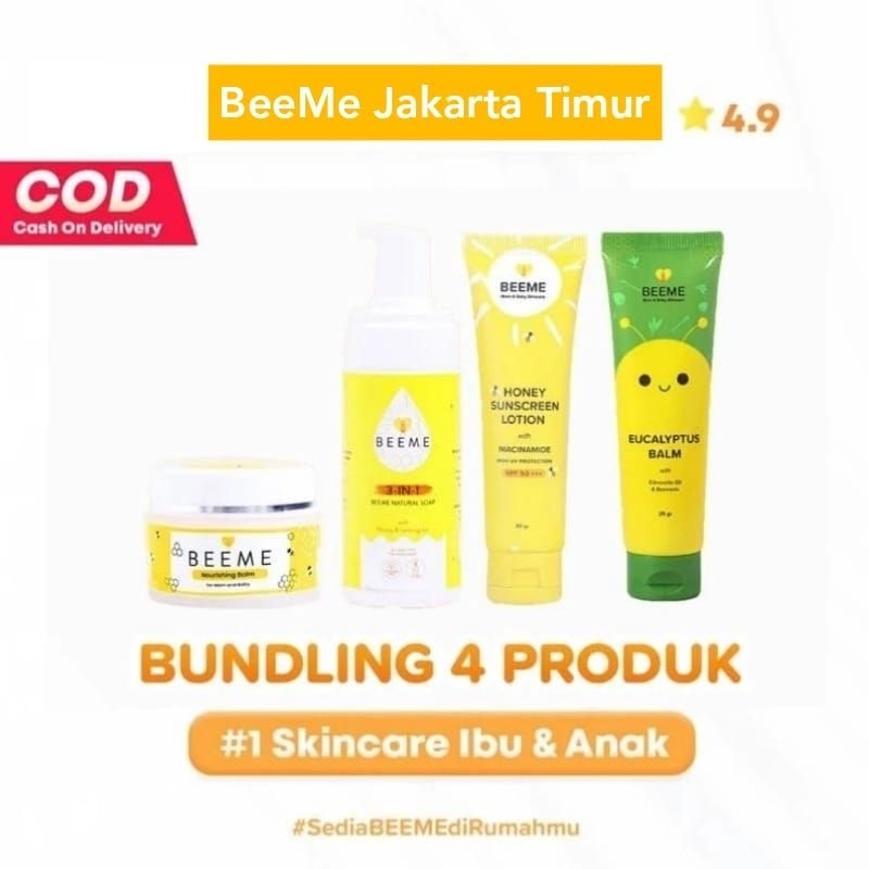 Jual Paket Beeme Balm/Beeme Sunscreen/Beeme Natural Soap/Beeme ...