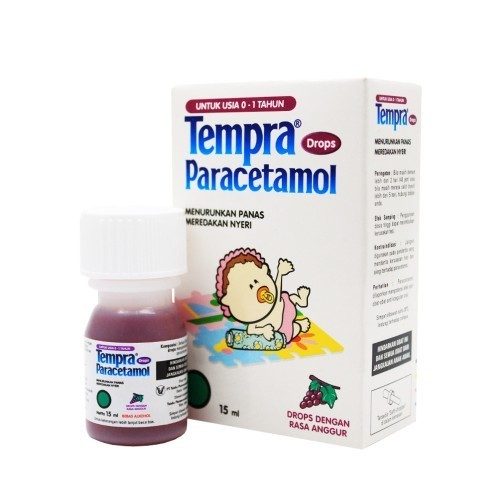 Jual TEMPRA DROP ANGGUR 15mL (PARACETAMOL) | Shopee Indonesia