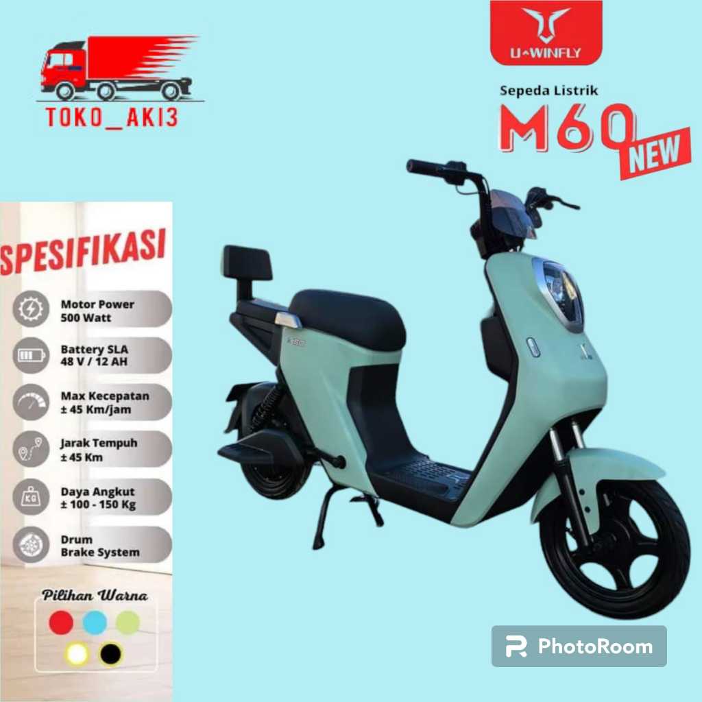 Jual sepeda listrik uwinfly m60 R7S R8S sepeda listrik uwinfly ...