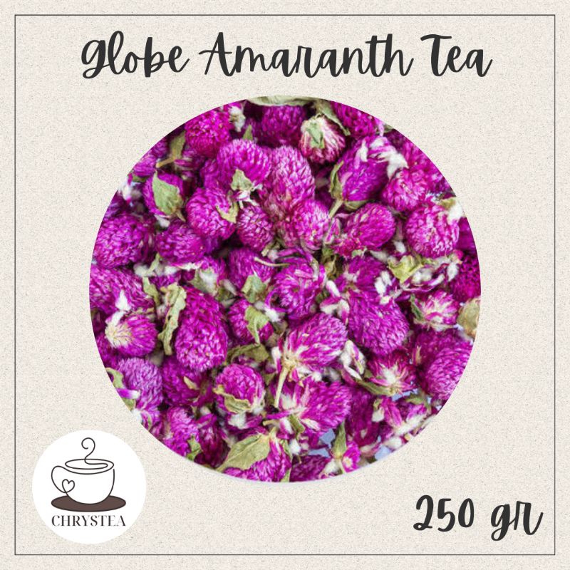 Jual CHRYSTEA || Globe Amaranth Tea 250gr | Shopee Indonesia